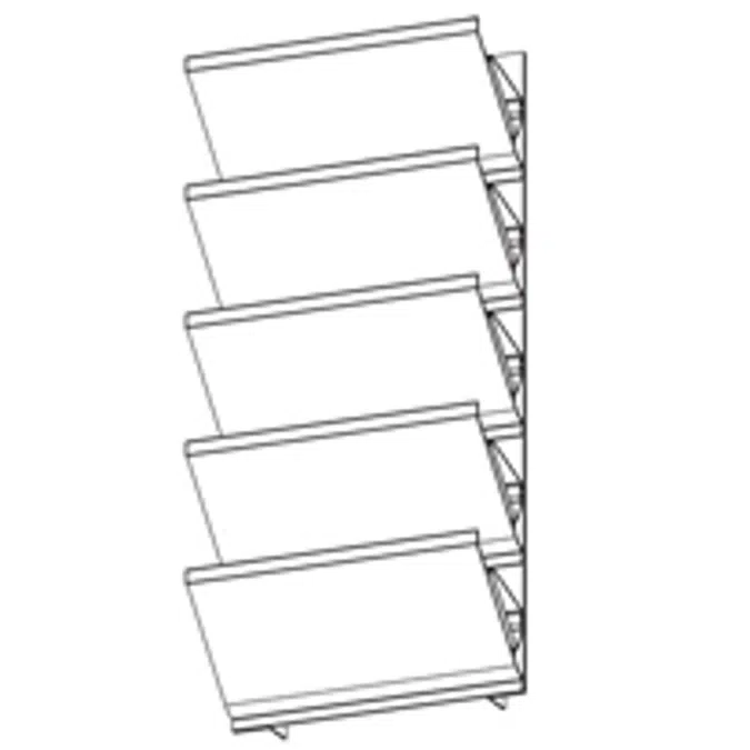 BIM objects - Free download! Extruded Aluminum Sight Screen, 6" Deep ...