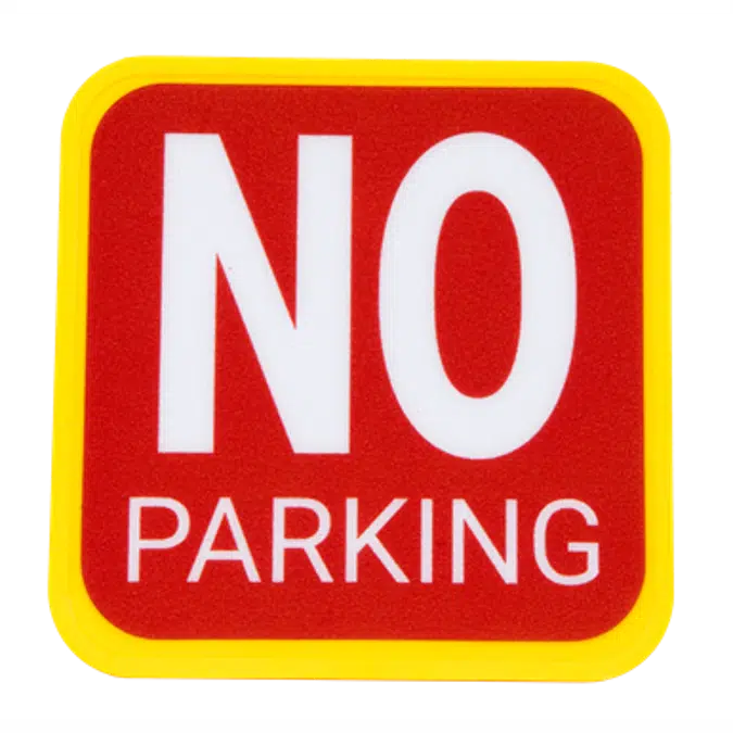 BIM objects - Free download! NO PARKING PLATE® Exclusively for TRUEGRID PRO PLUS® | BIMobject