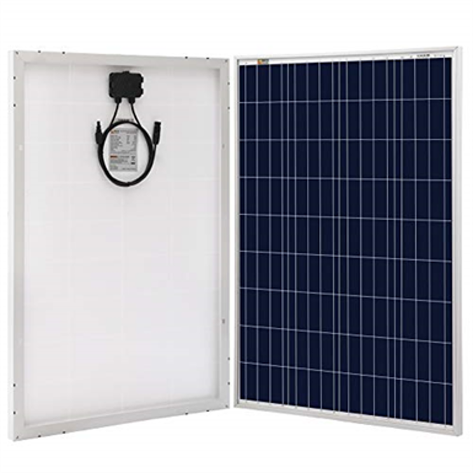 Objetos Bim - Download gratuito Rich Solar 100 Watt 12 Volt ...
