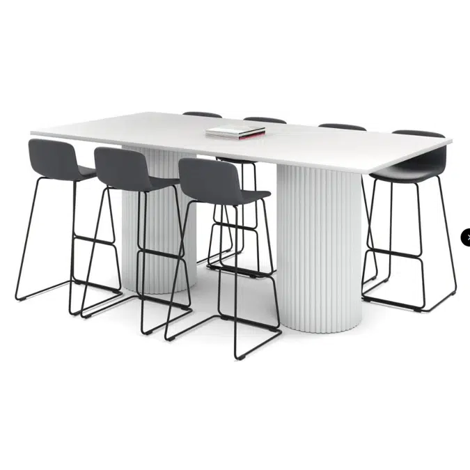 BIM objects - Free download! Baobab Circular Base Counter Rectangle ...