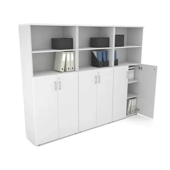 BIM objects - Free download! Uniform Large Storage Cupboard with Medium ...