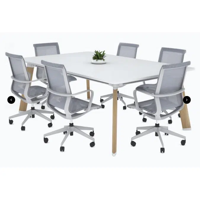 BIM objects - Free download! Switch Meeting Room Table - Radius Corners ...