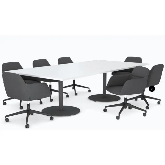 BIM objects - Free download! Sapphire Rectangle Boardroom Table with ...
