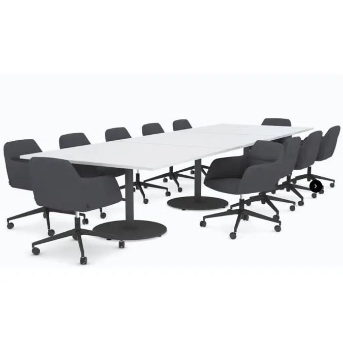 BIM objects - Free download! Sapphire Rectangle Boardroom Table with ...