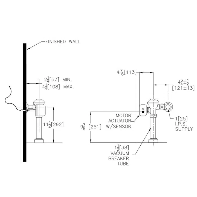 BIM objects - Free download! ZEMS6000AV-IS Hardwired Automatic Sensor ...