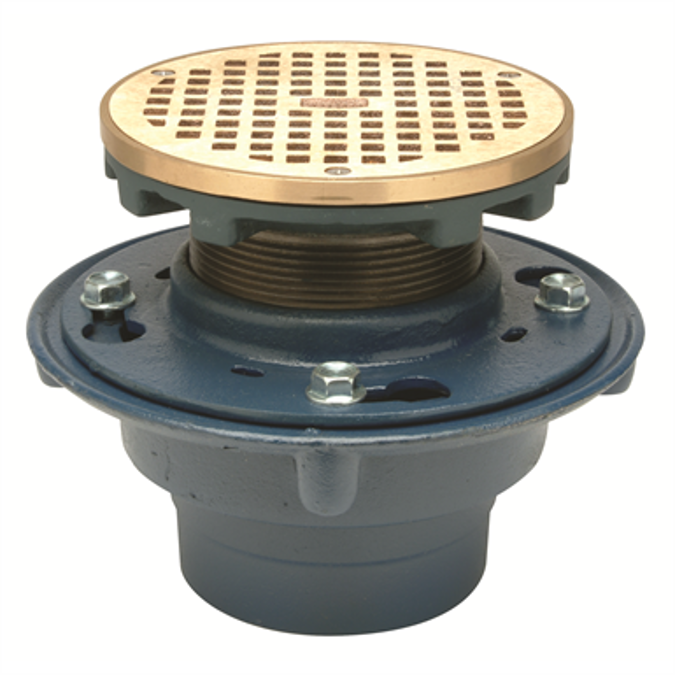BIM objects - Free download! Z415BZ Floor and Shower Drain Body ...