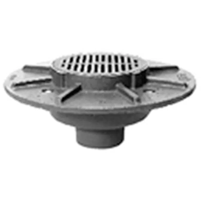 BIM objects - Free download! Z533 9" Diameter Top Parking Deck Drain ...