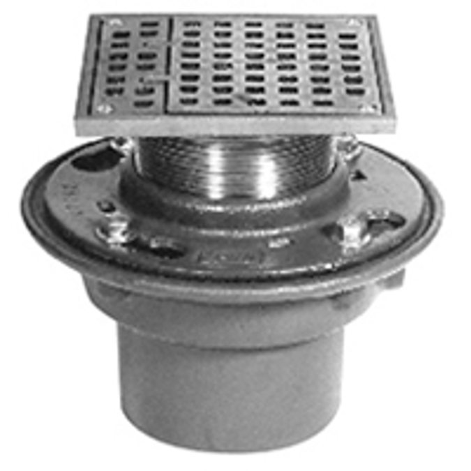 Objetos BIM - ¡Descarga gratis! Z415SH Floor and Shower Drain Body ...