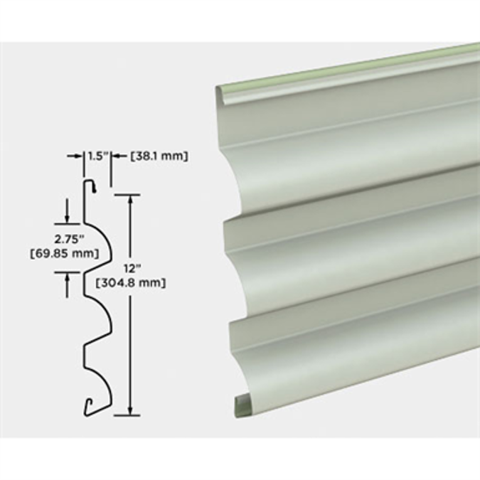 BIM objects - Free download! CASCADE™ Horizontal/Vertical Metal Panels ...