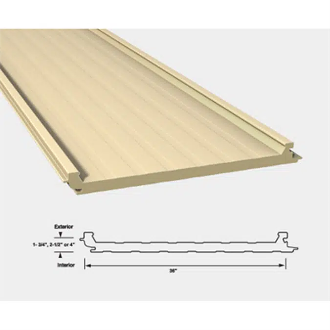 Objetos BIM - ¡Descarga gratis! Versapanel 1-3/4" (44 mm) | BIMobject