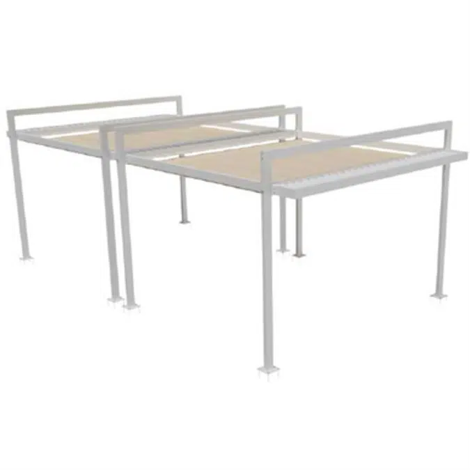 BIM objects - Free download! Retractable Pergola | BIMobject