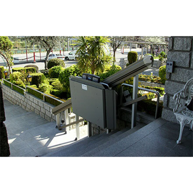 BIM objects - Free download! X3 - Inclined Platform Lift | BIMobject
