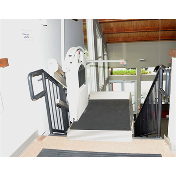 BIM objects - Free download! Xpress II - Inclined Platform Lift | BIMobject