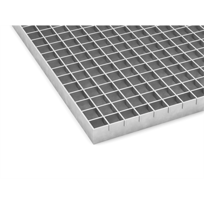 BIM objects - Free download! Entrance grating A22x22, L-frame, Embedded ...