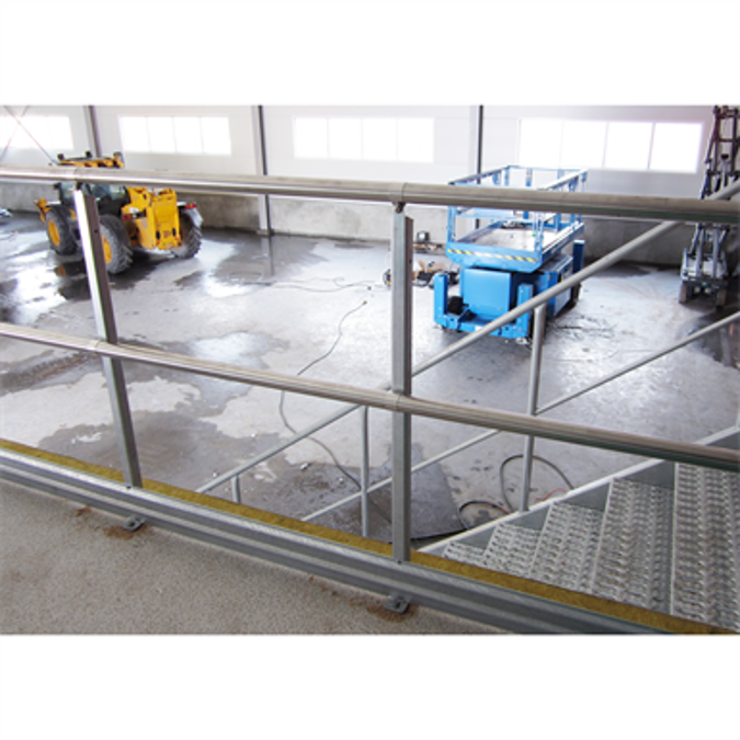 Laden Sie kostenfreie BIM-Inhalte aus BIMobject Sektionalgeländer mit ...