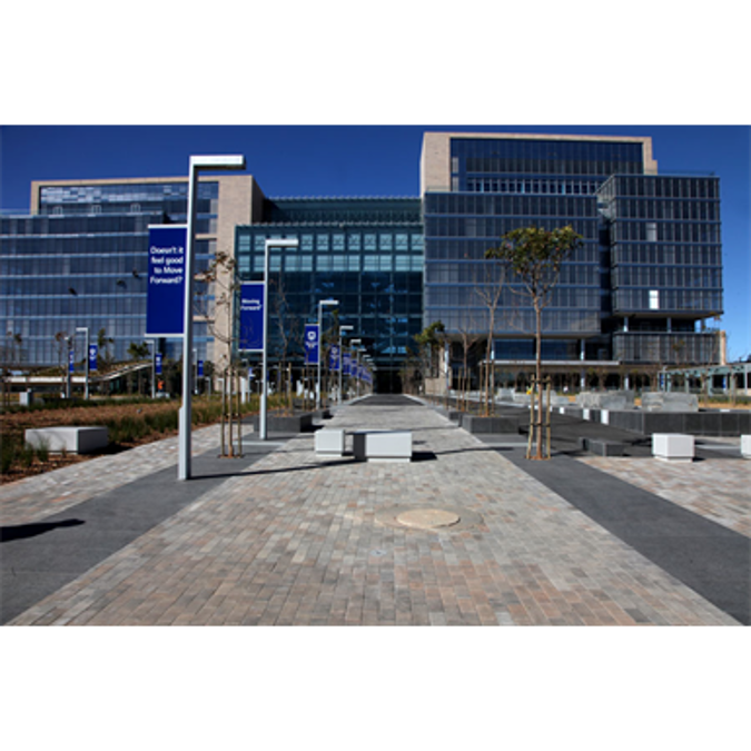 Objetos BIM - ¡Descarga gratis! Urban Small & Medium Pavers | BIMobject