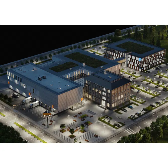 BIM objects - Free download! STREETLIGHT FLEX SMALL | BIMobject