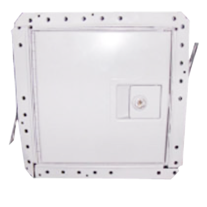 BIM objects - Free download! Milcor 8x8 UFR-DW Universal Fire-Rated ...