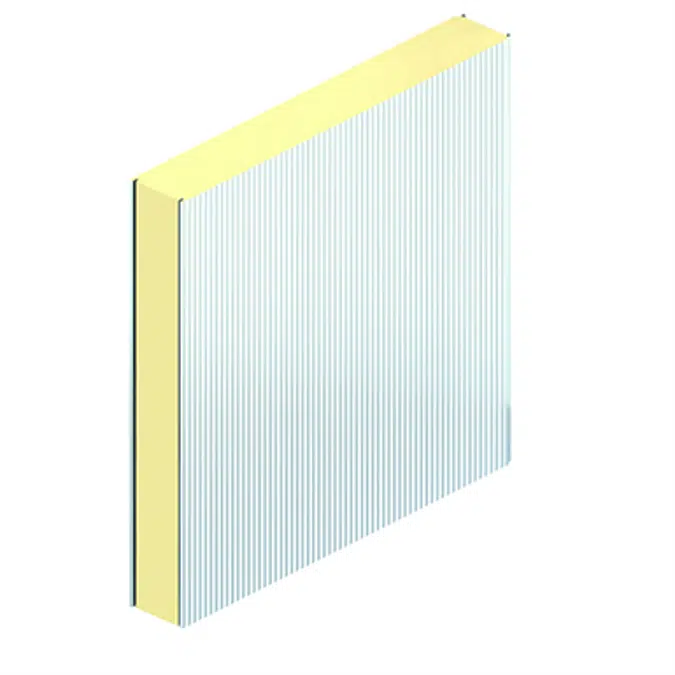 BIM objects - Free download! Paroi Linéa avec isolant PIR | BIMobject