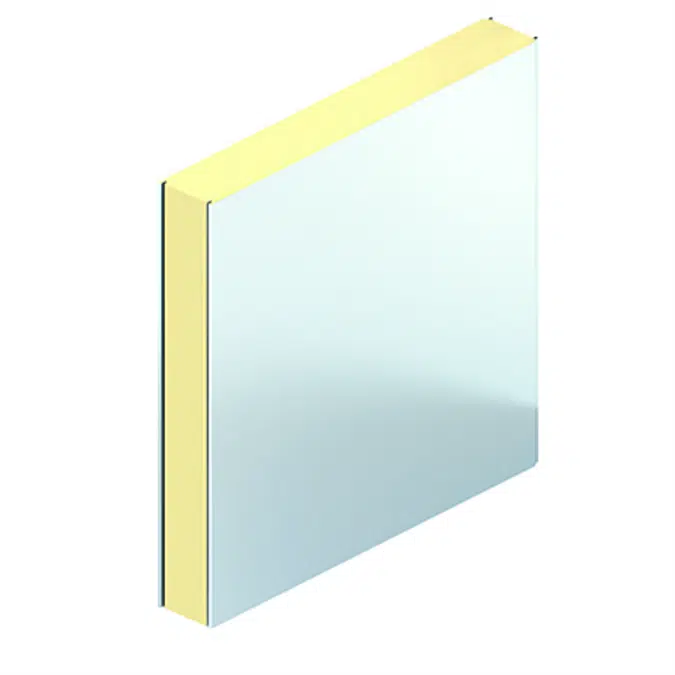 BIM objects - Free download! Paroi Lisse avec isolant PIR | BIMobject