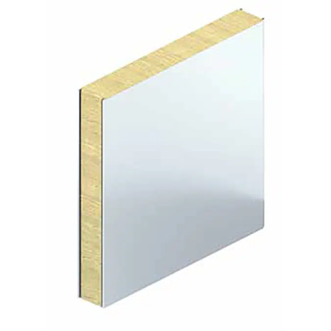 BIM objects - Free download! Paroi Lisse avec isolant Laine mineral 50C ...