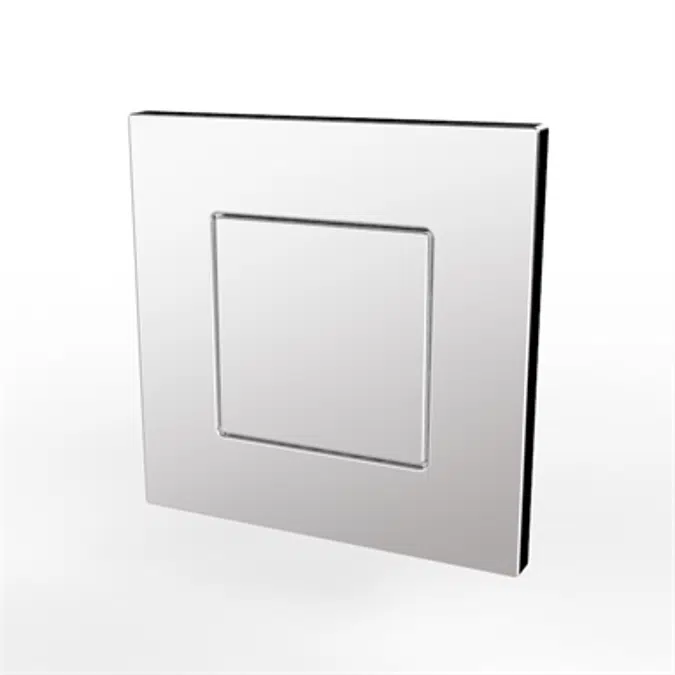 BIM objects - Free download! Piazza Polished Chrome Flush Button ...
