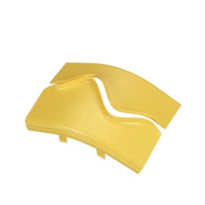 BIM objects - Free download! FiberRunner® Outside Vertical 45° Cover ...