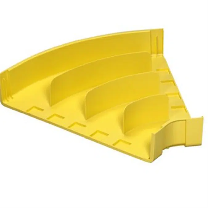 BIM objects - Free download! FiberRunner® Horizontal 45° - FRH4524X4YL ...