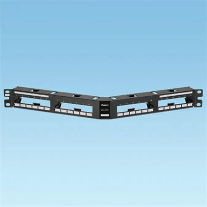 BIM objects - Free download! QuickNet Patch Panels, Angled, 24 Port or ...