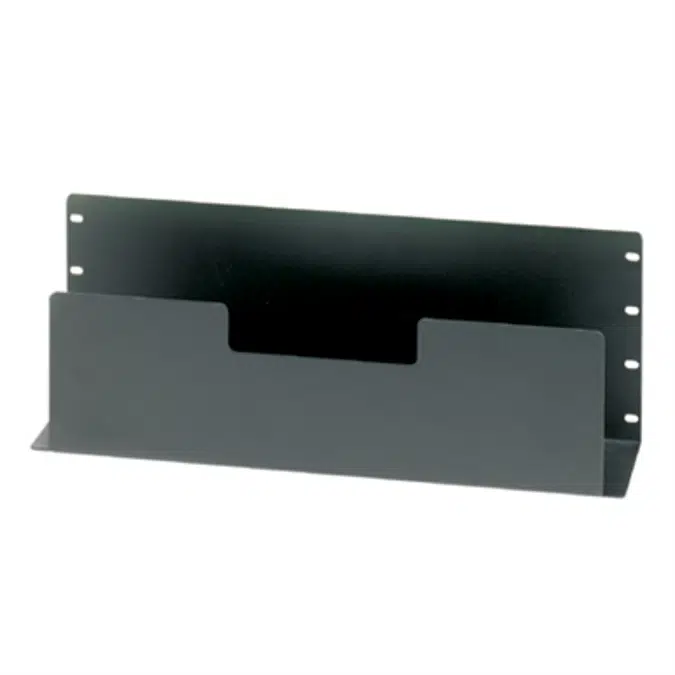 BIM objects - Free download! Cable Management Trough, 4 RU, 4 RU Lower ...