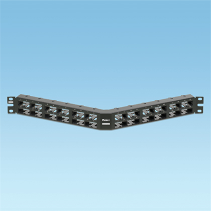 BIM objects - Free download! Patch Panels, 48 Port or 72 Port, Modular Angled or Flush Mount, HD ...