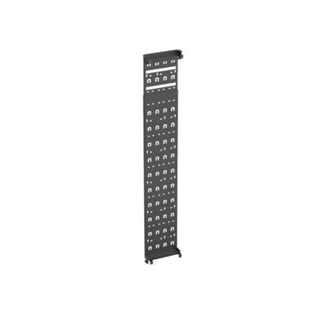 BIM objects - Free download! 4-Post Rack Vertical Tie-off Panel | BIMobject