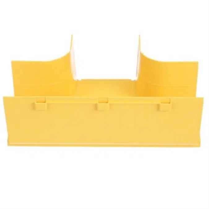 BIM objects - Free download! FiberRunner® Horizontal Tee - FRT4X4YL ...