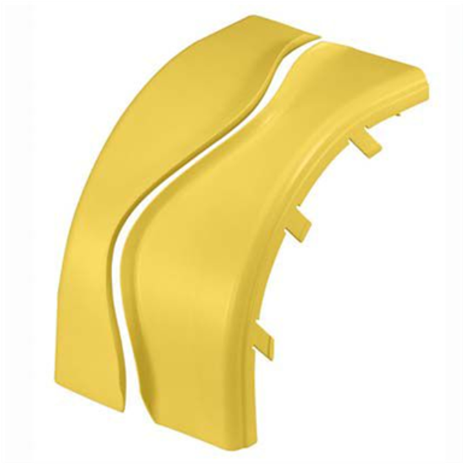 BIM objects - Free download! FiberRunner® Outside Vertical Right Angle ...