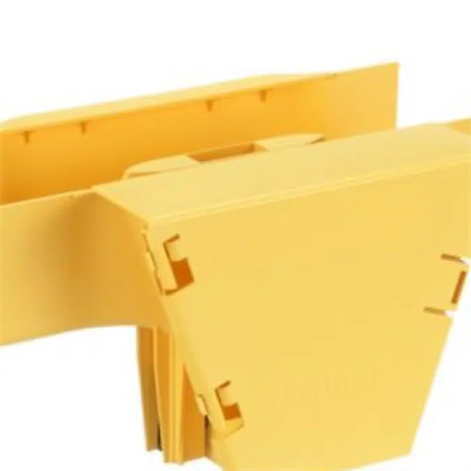 Objetos BIM - ¡Descarga gratis! FiberRunner® Vertical Tee - FRVT4X4YL ...