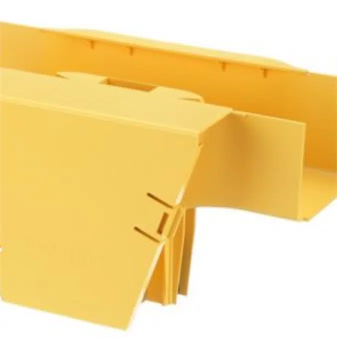 BIM objects - Free download! FiberRunner® Vertical Tee - FRVT4X4YL ...