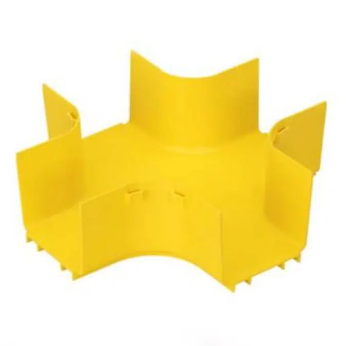 BIM objects - Free download! FiberRunner® Four Way Cross - FRFWC4X4YL ...