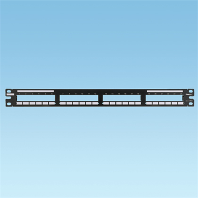 BIM objects - Free download! QuickNet Patch Panels, Flat, 24 Port or 48 ...