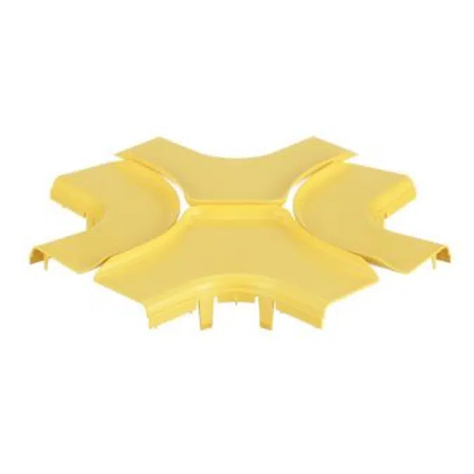 BIM objects - Free download! FiberRunner® Four Way Cross Cover ...