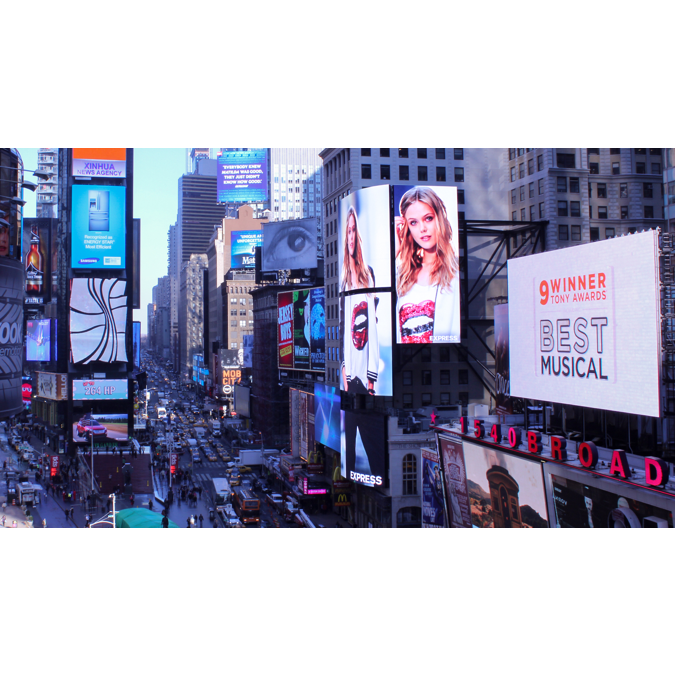 BIM objects - Free download! EMPIRE™ Exterior LED Display | BIMobject