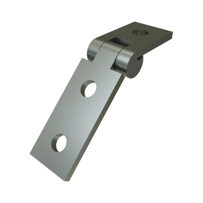 BIM objects - Free download! P1354AW Upper Hinged Seismic Brace Fitting ...