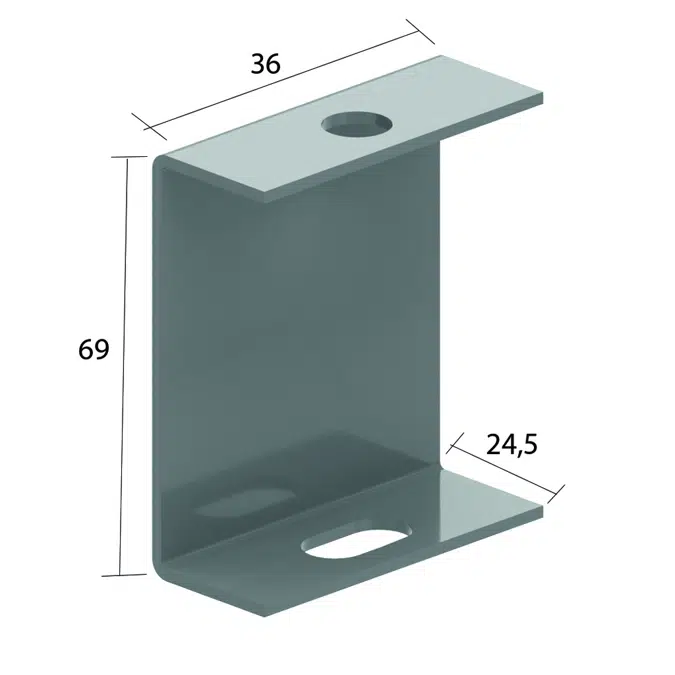 BIM objects - Free download! Ceiling bracket - I6PB | BIMobject