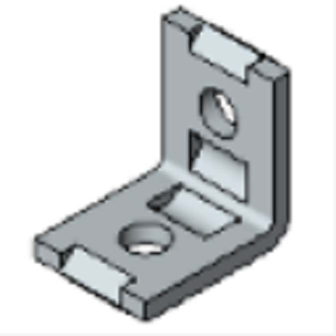 Objetos BIM - ¡Descarga gratis! 2 Hole, 90° Angle Anti Rotation Fitting ...