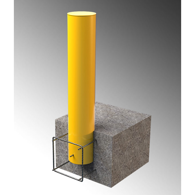 BIM objects - Free download! Calpipe Security - Fixed Rated Bollards ...