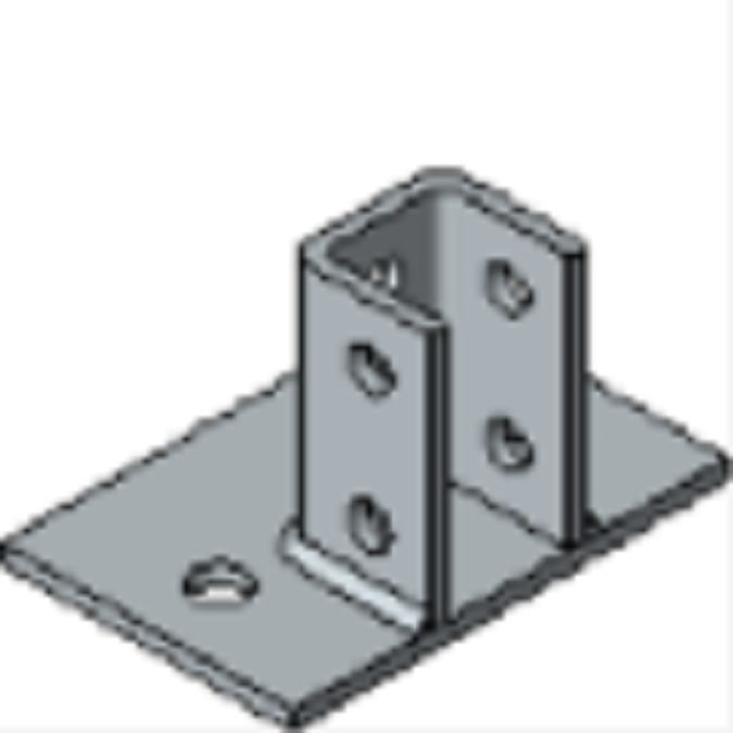 BIM objects - Free download! Post Base – General Fittings - P2941 ...