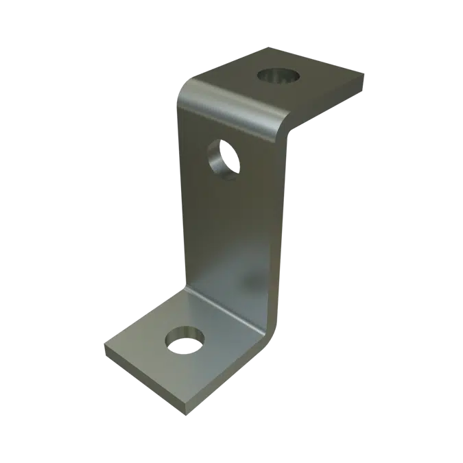 BIM objects - Free download! P1453 - 3 Hole, "Z" Shape Fitting | BIMobject