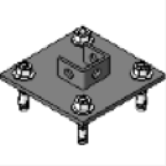 BIM objects - Free download! Post Base – General Fittings - P2072 ...