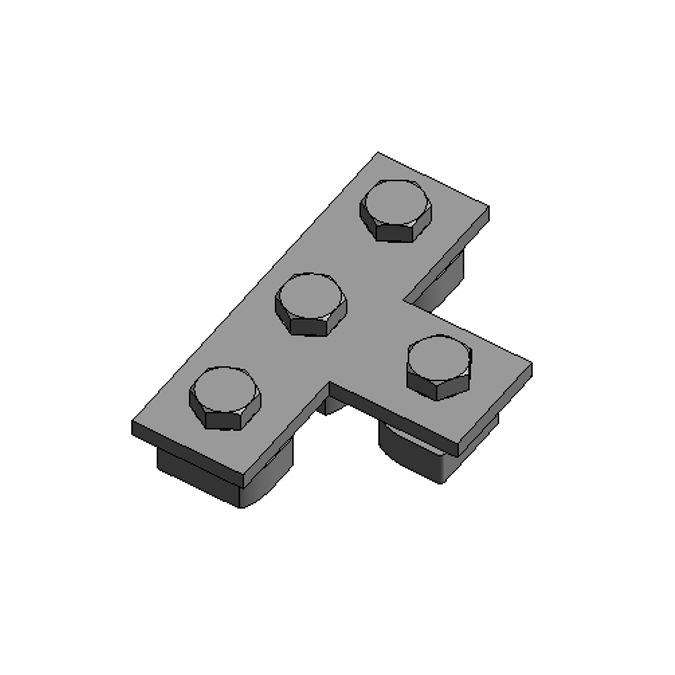 BIM objects - Free download! 4 Hole, Flat Plate – General Fittings ...