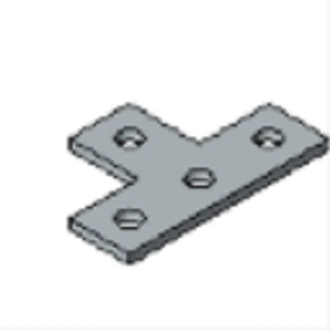 BIM objects - Free download! 4 Hole, Flat Plate – General Fittings ...