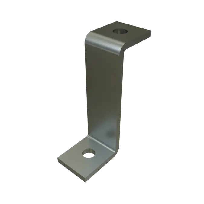 BIM objects - Free download! P2469 - 2 Hole, "Z" Shape Fitting | BIMobject